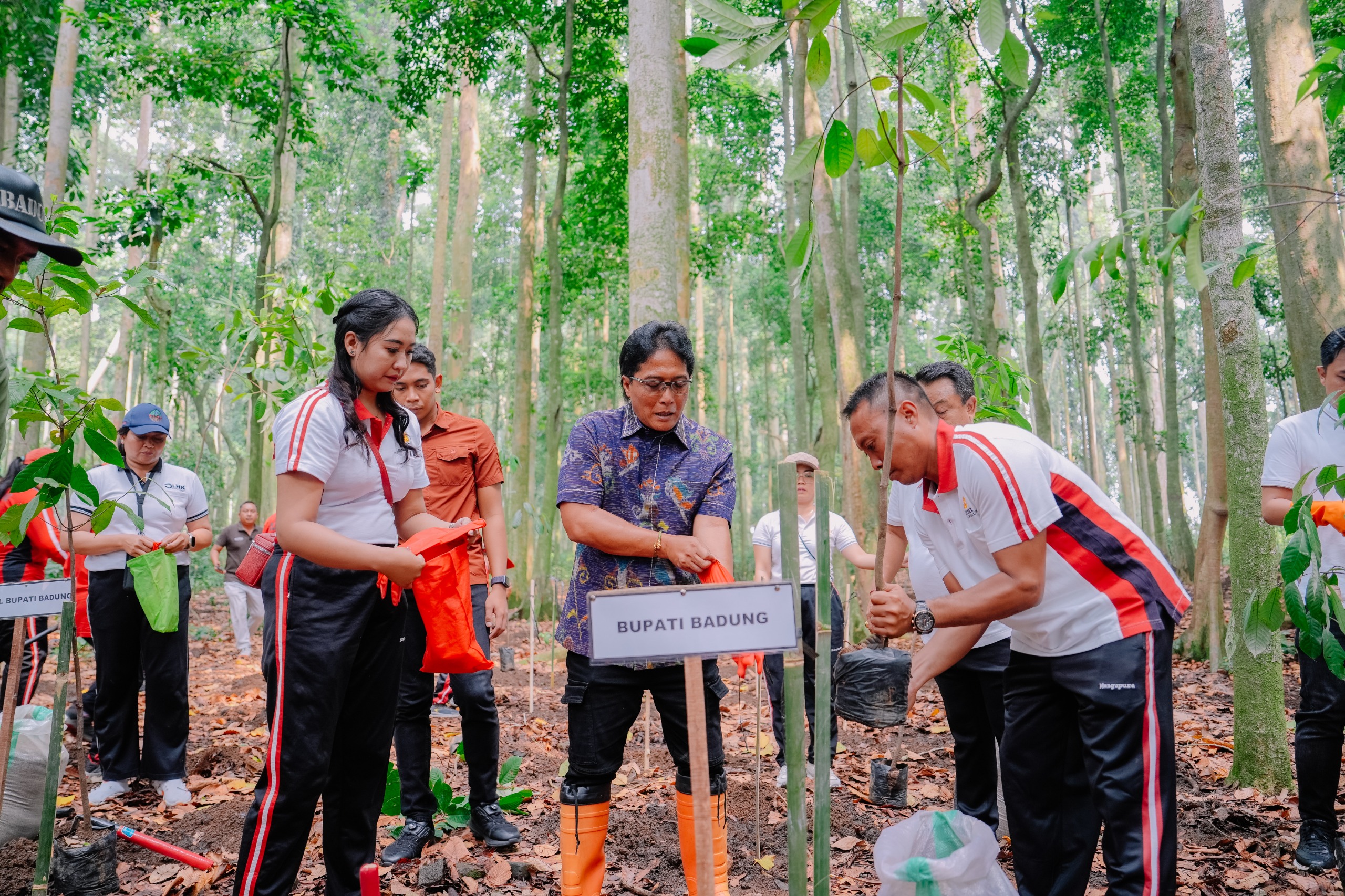 1000 Pohon Pala Ditanam di Hutan Pala Sangeh untuk Pelestarian Lingkungan