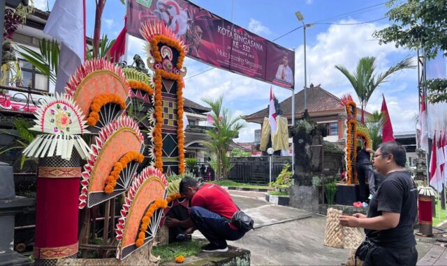 Kantor OPD Pemda Tabanan Dihias Menjelang HUT Kota